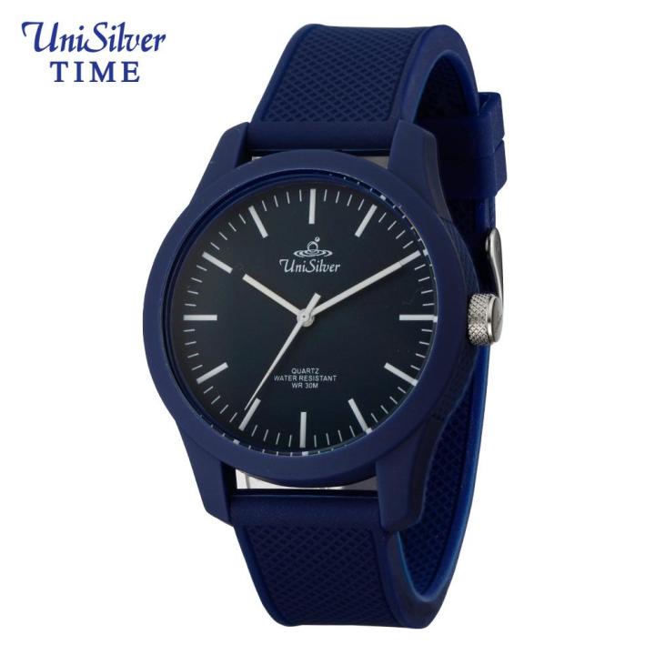 Unisilver TIME Unisex Blue Analog Rubber Watch KW3347-1004 | Lazada PH