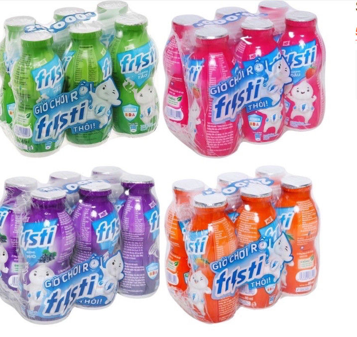 Sữa chua uống Fristy vỉ 6 chai 80ml | Lazada.vn