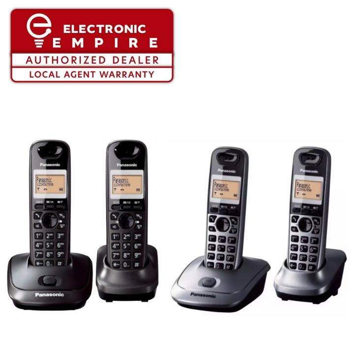 Panasonic KX-TG2512CX Twin Dect Cordless Phone | Lazada Singapore