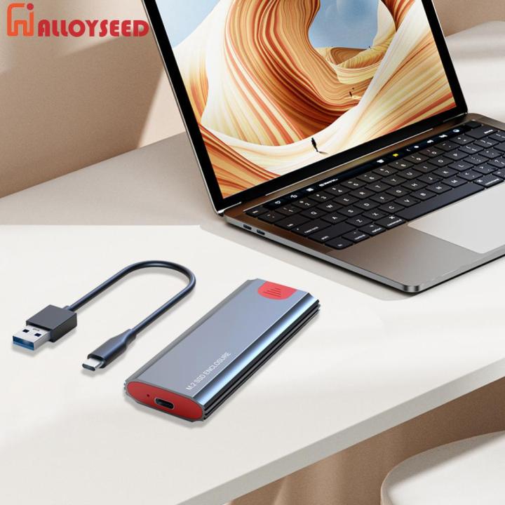 External SSD Enclosure for M.2 NVME/SATA SSD USB3.1 Gen2 Aluminum Case ...