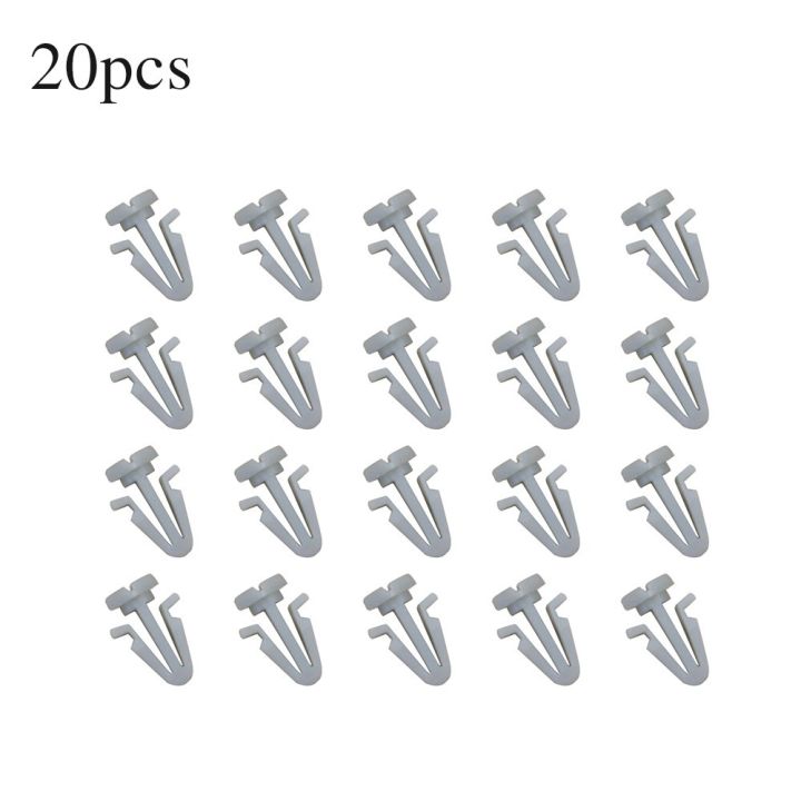 【AUTOCASTLE】 For Nissan 6231801W00 Grille Clips Gray Nylon Retention ...