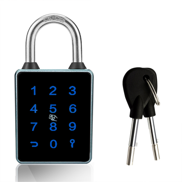 TTLock Password Padlock Electronic Padlock Touch Screen RFID IC Card ...