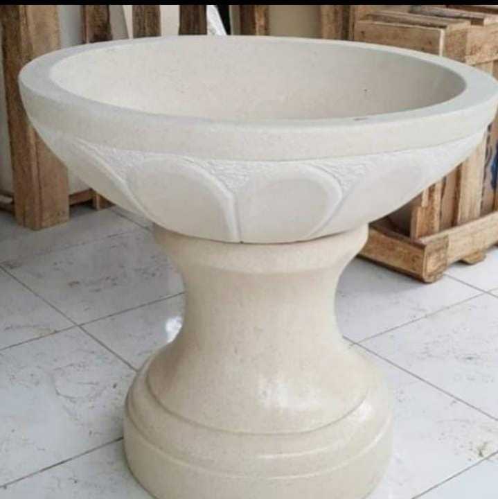 Pot Bunga Teratai Marmer Unik | Lazada Indonesia