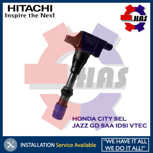 HONDA CITY SEL JAZZ GD SAA IDSI VTEC GENUINE HITACHI JAPAN IGNITION PLUG COIL | Lazada
