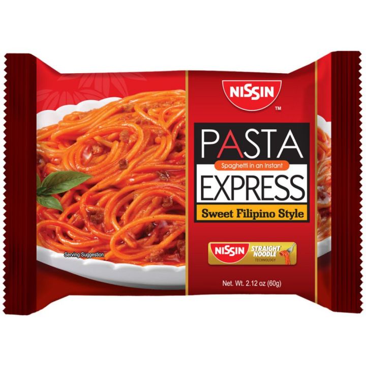 Nissin Pasta Express Sweet Filipino Style 60g % | Lazada PH