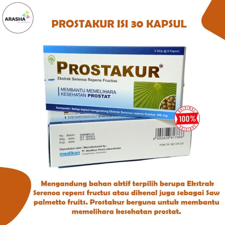 PROSTAKUR OBAT PROSTAT Original Per BOX Isi 30 kapsul - UNTUK KESEHATAN ...