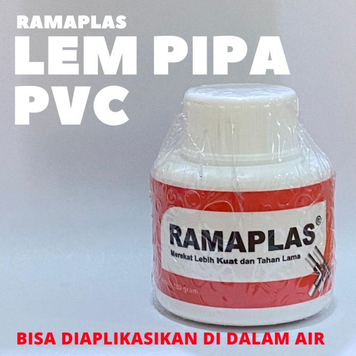 LEM PIPA PVC / LEM PARALON 100 GRAM / LEM SAMBUNGAN PIPA PVC | Lazada ...
