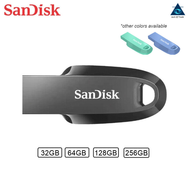 SanDisk Ultra Curve CZ550 USB 3.2 Flashdrive Pendrive 32GB 64GB 128GB ...