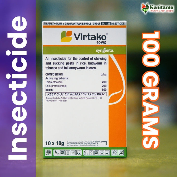 VIRTAKO 40WG 10x10G INSECTICIDE BY: SYNGENTA FOR PLANT CARE AND CROPS ...