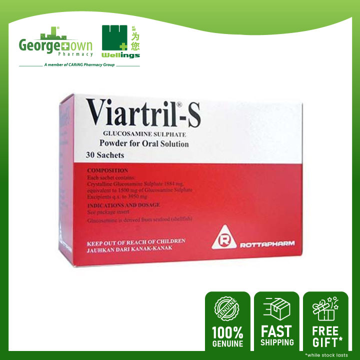 Viartril-S Powder (1500mg x 30 Sachets) [Georgetown Wellings Pharmacy ...