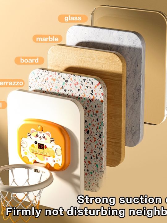 Cartoon-Themed Indoor Portable Basketball Hoop Set for Kids with Ring ...