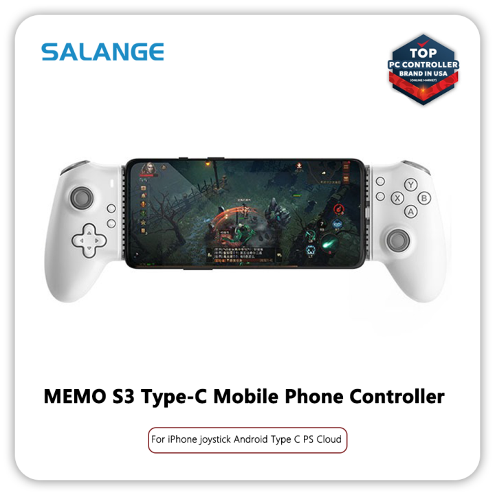Salange MEMO S3 Gamepad Mobile Type-C Phone Hall Effect Controller ...
