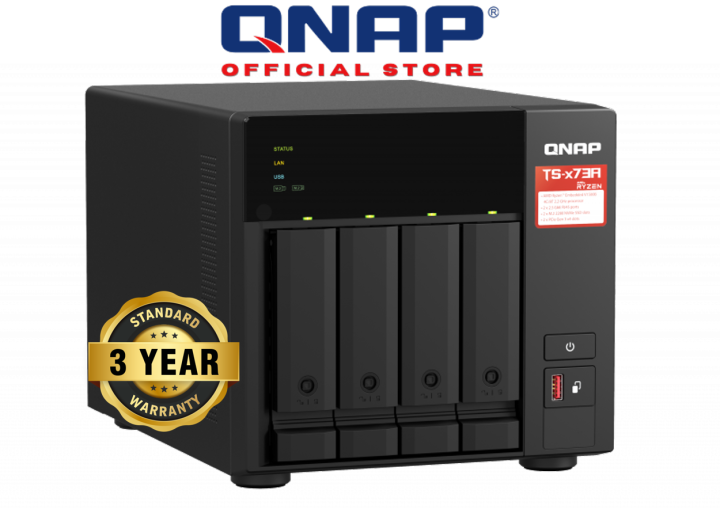 QNAP TS-473A-8G 4-Bay NAS AMD Ryzen quad-core 2.2 GHz 2.5GbE NAS ...