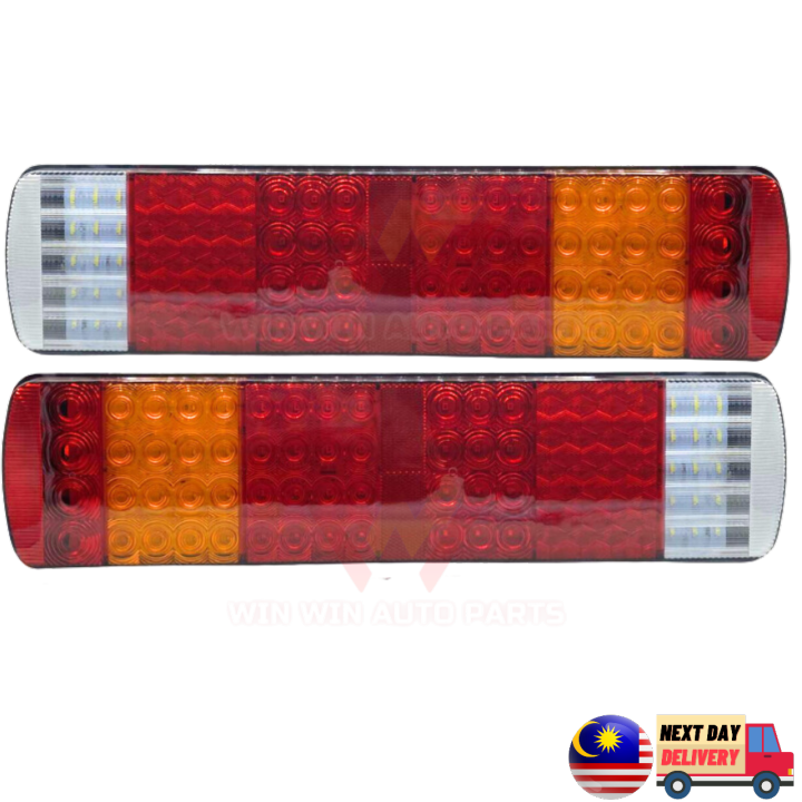 Shiliduo SD2028 24v LED tail Light Brake lampu aksesori lori ...