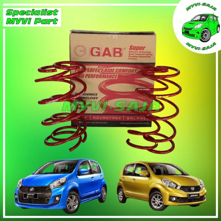 PERODUA GAB SPORT COIL SPRING-AXIA/ BEZZA/ ALZA/ VIVA/ KELISA/ KANCIL ...