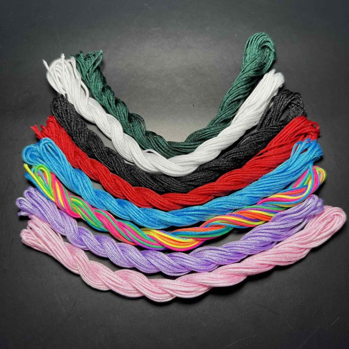 5 Meter Long 0.8mm thick Knot Cord String Satin Macrame Thread ...