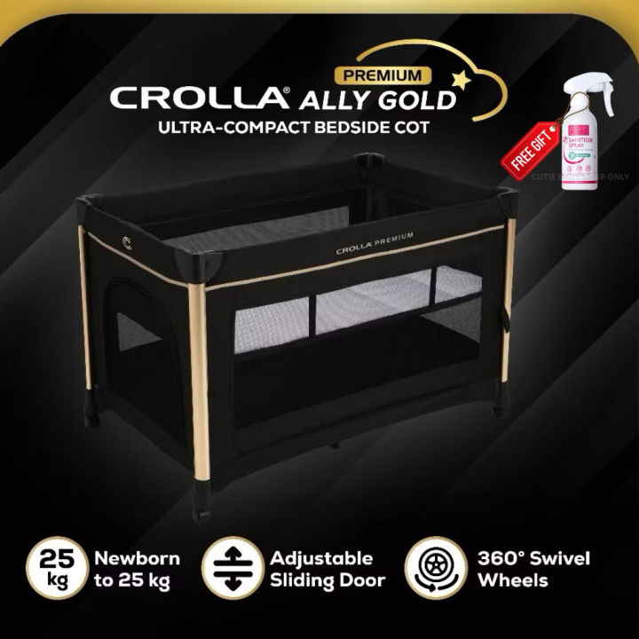 Crolla Premium - Ally Gold (Travel Friendly Playpen) | Lazada