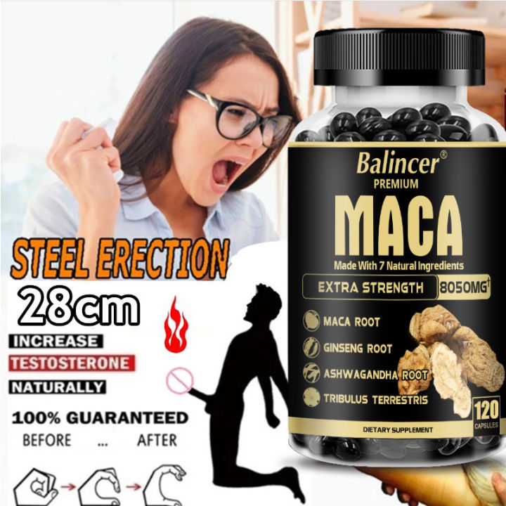 7-in-1 Premium Maca Root Supplement - Natural Energy, Performance ...