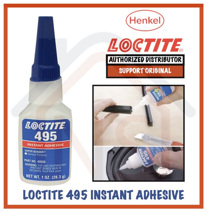 LOCTITE 495 Instant Adhesive 20g Loctite Authorized Distributor ...
