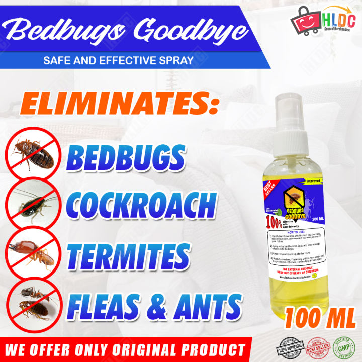 Bedbugs Goodbye Spray 100ml Natural Bedbugs Killer ( Pamatay Surot ...
