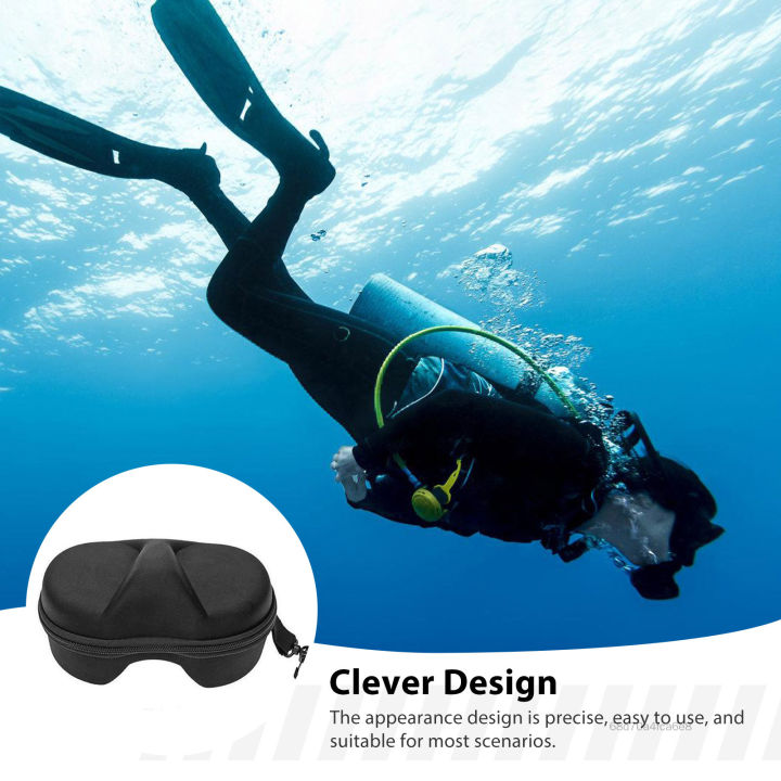 Scuba Mask Case with Hook Diving Gear Bag Waterproof Protective Storage ...