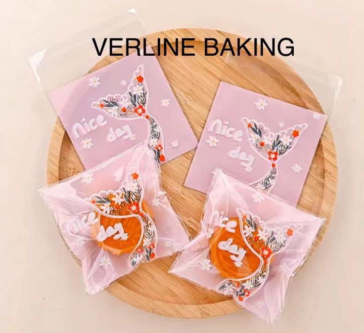 100 PCS PLASTIK KEMASAN KUE PLASTIK PIE PLASTIK PIE SUSU PLASTIK ...