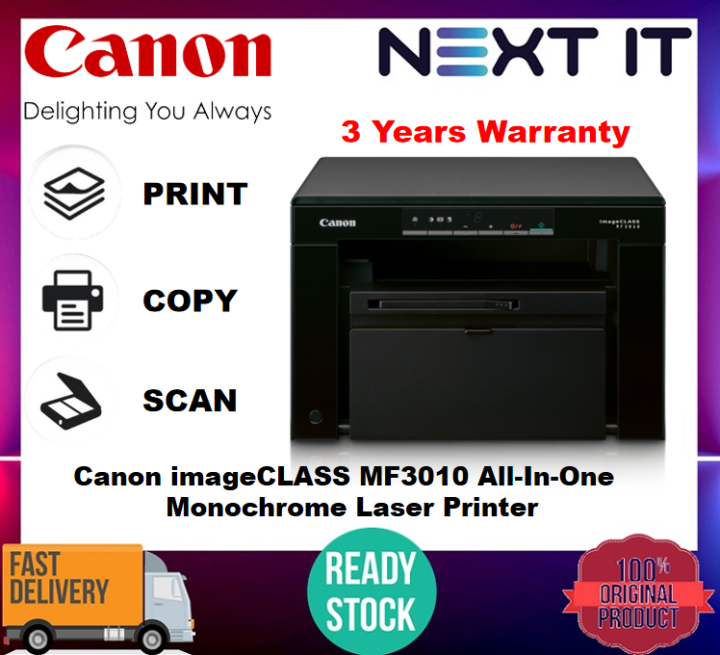 Canon image CLASS MF3010 All-In-One Monochrome Laser Printer Home ...