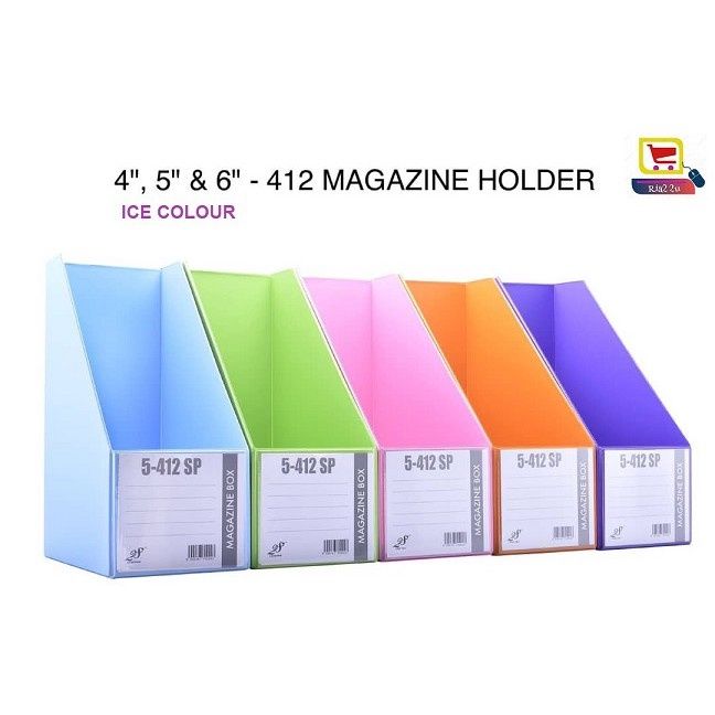 EAST FILE / EMI-FILE PVC Magazine Box File – Ice Colour / Fancy Colour ...