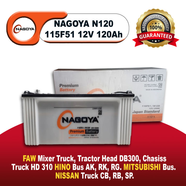 Aki Tractor Head DB300, Chasiss Truck, MITSUBISHI Bus, Truck CB I NAGOYA N120/115F51 12V 120 ...