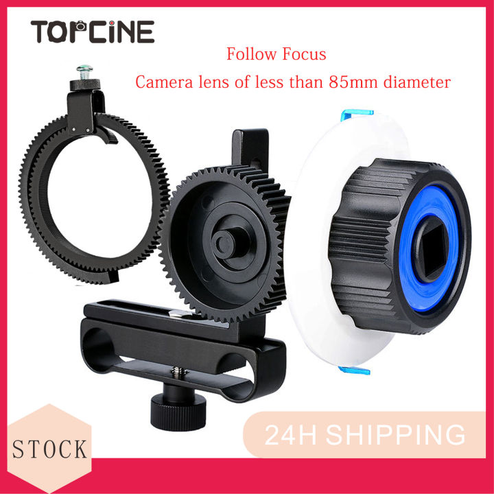 Topcine DSLR Follow Focus Puller with Flexible Gear Belt for 15mm Rail ...