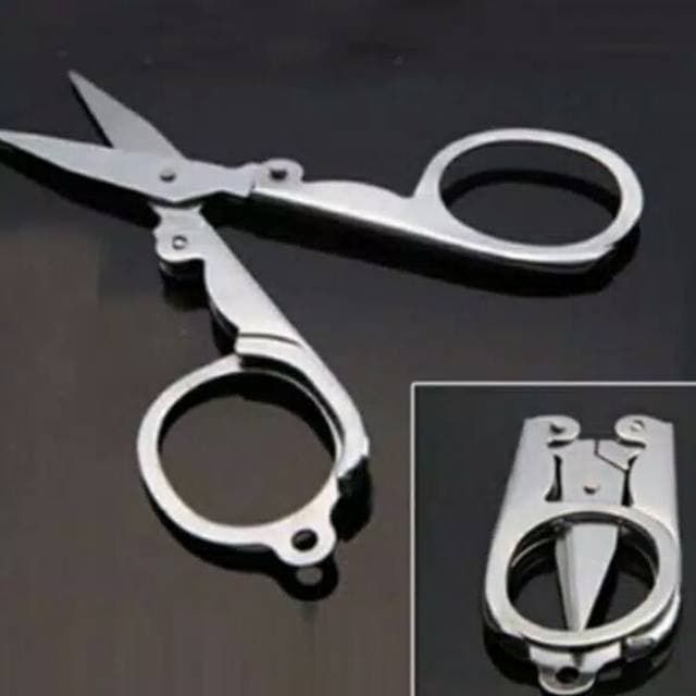 gunting lipat kecil stainless / gunting lipat mini | Lazada Indonesia