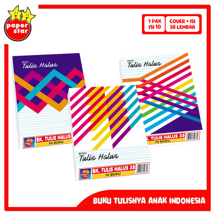 Buku Tulis Halus 38 Paper Star - Garis 3 | Lazada Indonesia