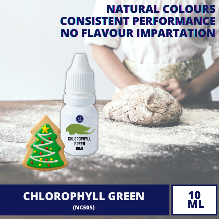 (NATURAL COLOUR) Chlorophyll Green Colour Liquid - 10ml (Natural ...