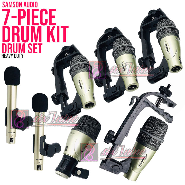Samson Audio 7-Piece Drum Kit Drum Set | Lazada PH