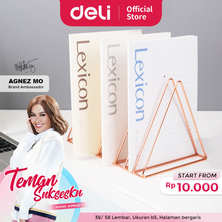 Deli Buku Tulis kantor 38 lembar/58 lembar Ukuran B5 7987 7988 | Lazada ...