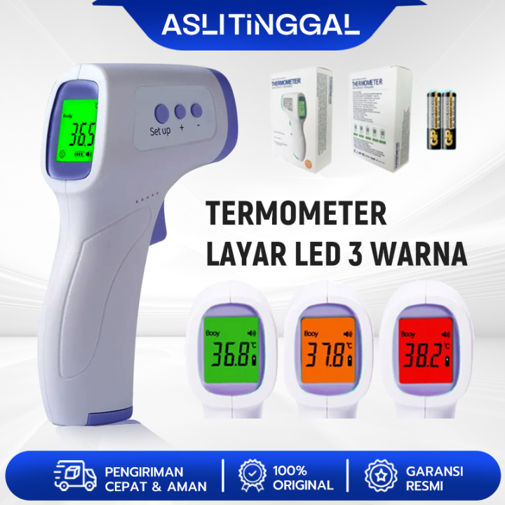 Termometer Infrared Tembak Digital Non Contact Infrared GP-300 Digital ...