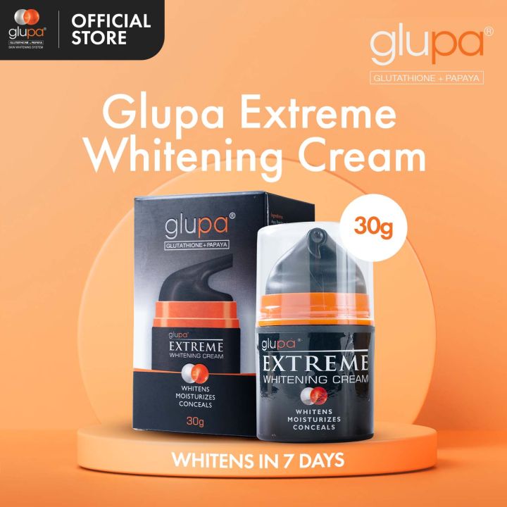 GLUPA Extreme Whitening Cream 30g | Lazada PH