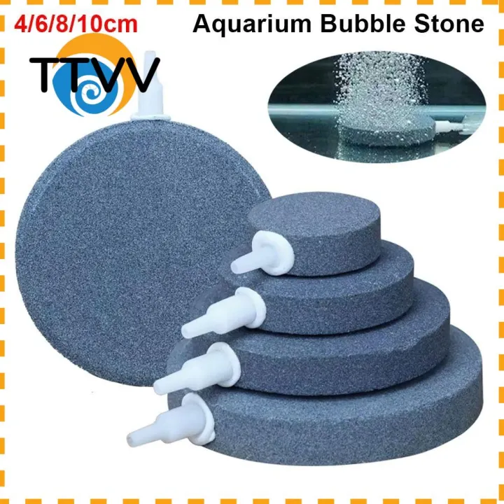 TTVV 1Pcs Round Aquarium Bubble Stone 4/6/8/10cm Practical Air Pumps ...