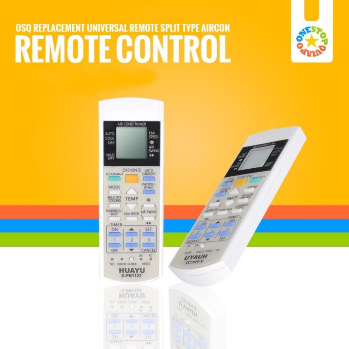 OSQ Replacement Universal AC Remote Control Huayu K-PN1122 for ...