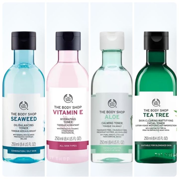 THE BODY SHOP Toner Vitamin E Hydrating | Aloe Calming | Seaweed Oil ...