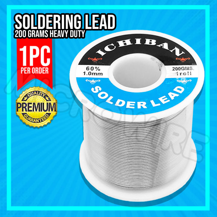 MW Original ICHIBAN Soldering Lead 200G 1 Roll 1.0mm Thickness 60/40 ...