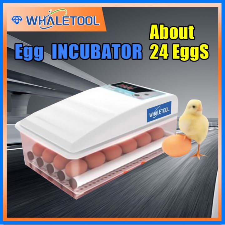 24 Automatic Turner Hatch Chicken Duck Bird Egg Poultry Tray Incubator ...
