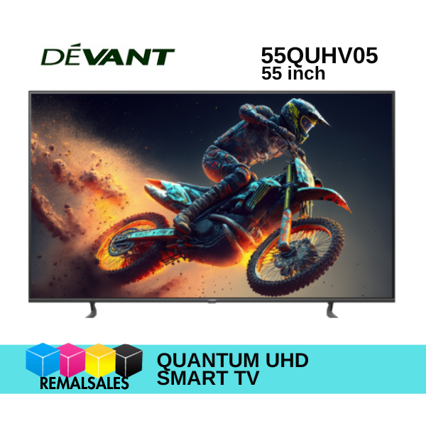 DEVANT 55QUHV05 55inch Quantum UHD Smart TV | Lazada PH