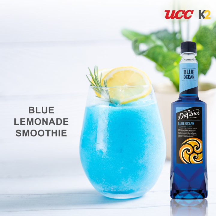 WF-Davinci Gourmet Blue Ocean Syrup 750 ml. น้ำเชื่อมรสชาติจากเปลือก ...