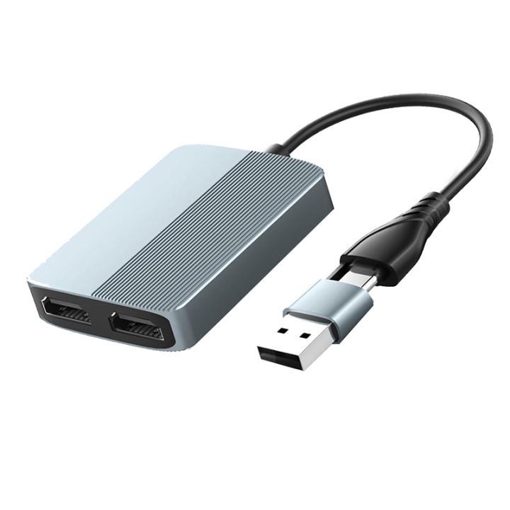 USB 3.0 to Dual -Compatible Adapter for 2 Monitor,1080p Dual Monitor ...