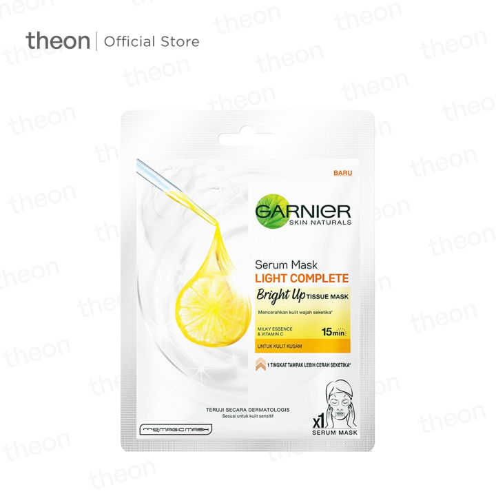 Garnier Light Complete Bright Up Serum Mask - Instant Brightening for ...