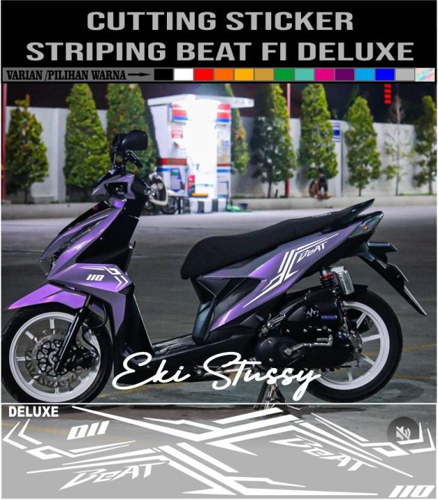 COD CUTTING STICKER STRIPING BEAT DELUXE 2019-2024 VARIASI STIPING ...