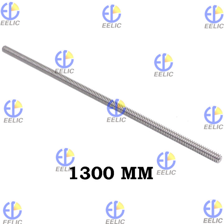 EELIC SEP-STL8X1300MM Batang ulir stainless steel 304 D 8mm Lead 8mm Pitch 2mm Panjang 1300mm ...