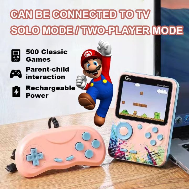 Game Console Super Mario Contra Mini Arcade 500 Games HD Screen ...