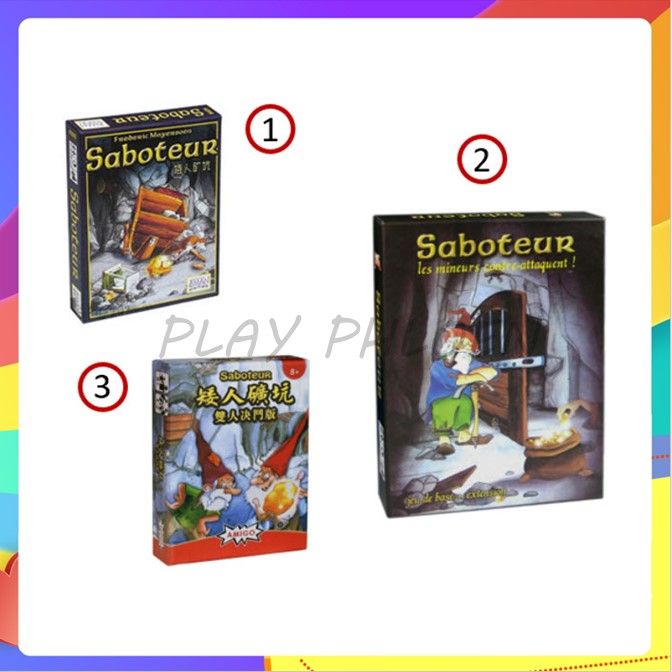 Saboteur Board game - บอร์ดเกม ซาโบทัว คนขุดเหมือง | Lazada.co.th